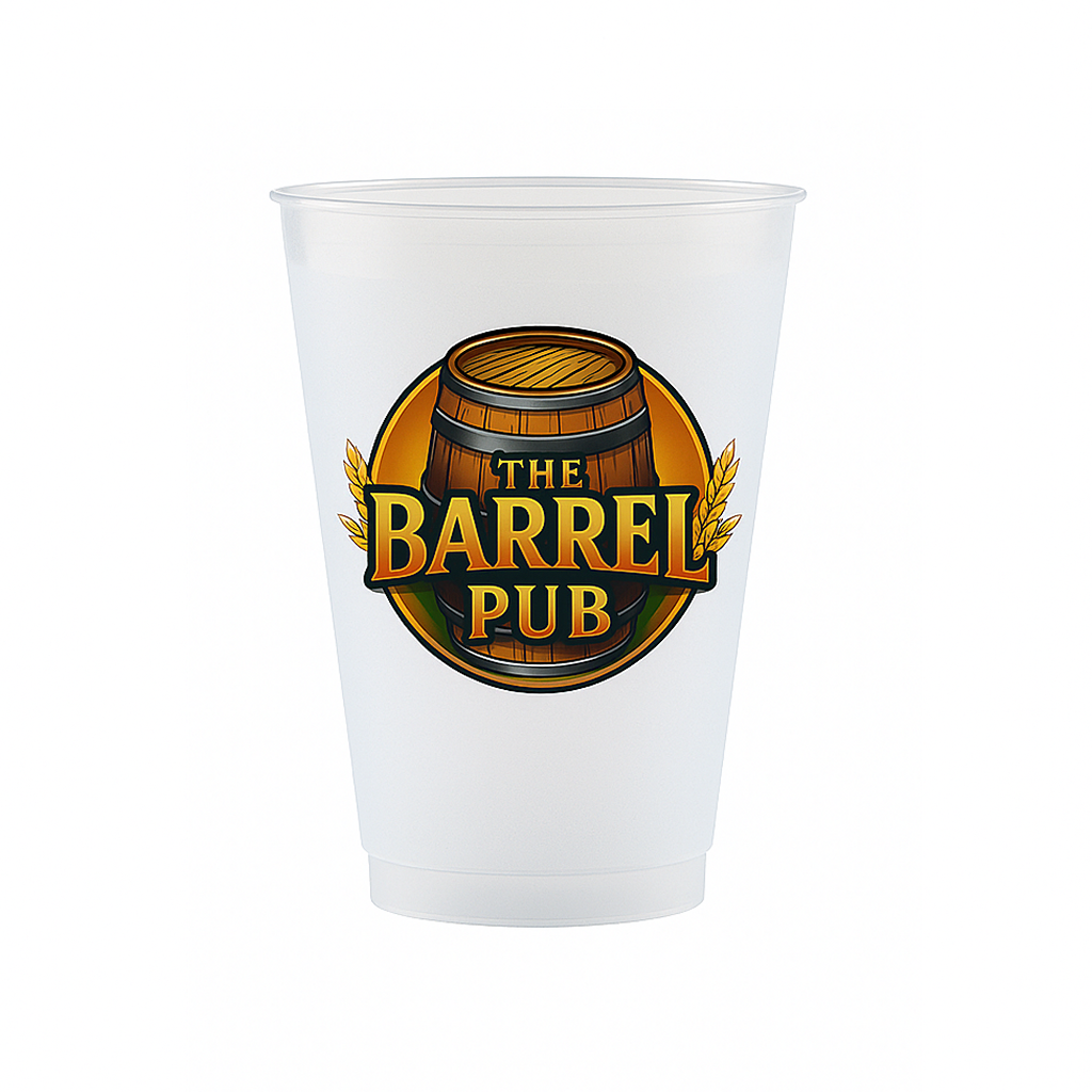 24 oz Full Color Unbreakable Frosted Frost-Flex Cups – Swag My Gear